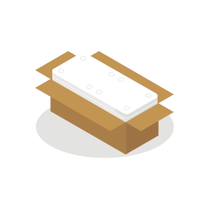 Moulded Polystyrene Boxes with Cardboard Outer - Icertech